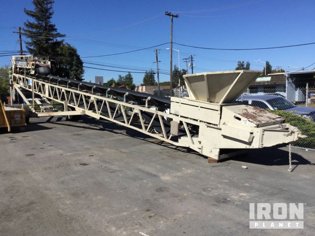 2008 KPI 13-3080 30" x 80' Radial Stacking Conveyor in Santa Clara ...