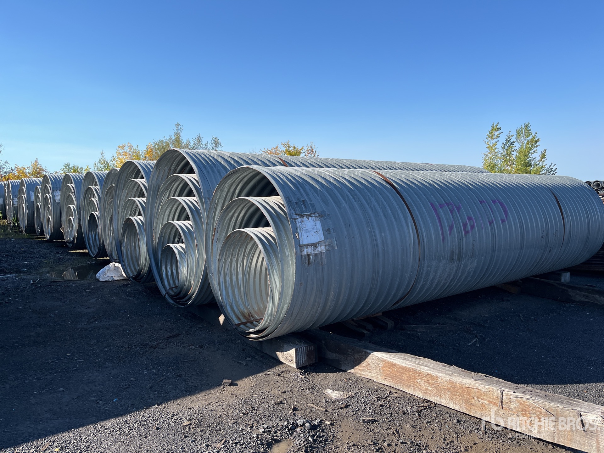 Quantity of (61) 20 Ft Galvanized Culvert Pipe | Ritchie Bros. Auctioneers